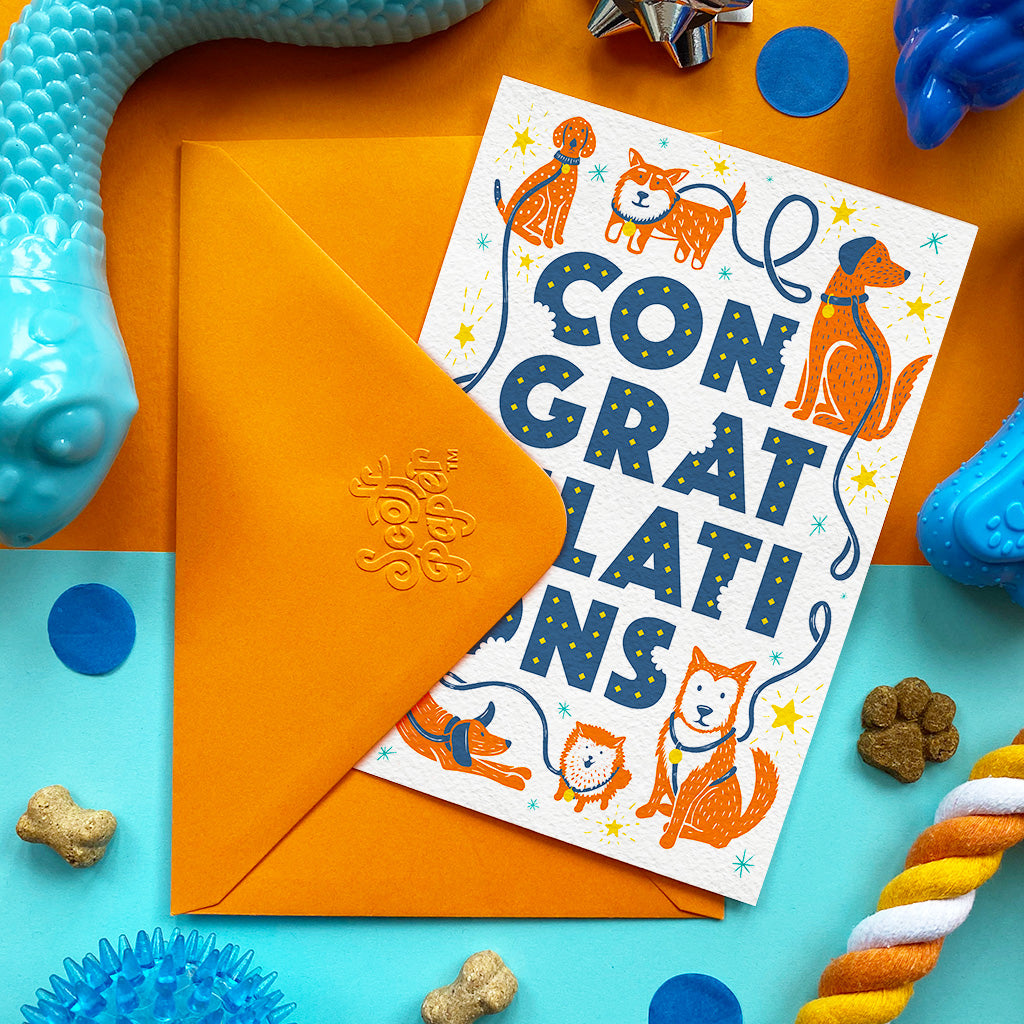 Congratulations Edible Dog Card | Funny Treat for Dog Celebrations ...