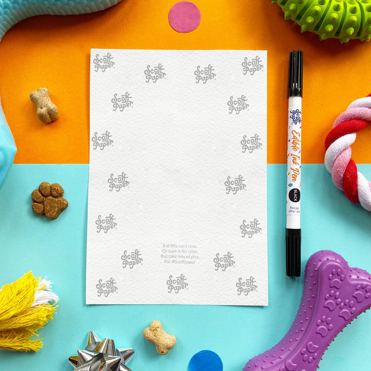 Happy Gotcha day Card for dogs - Poem - edible – Scoff Paper